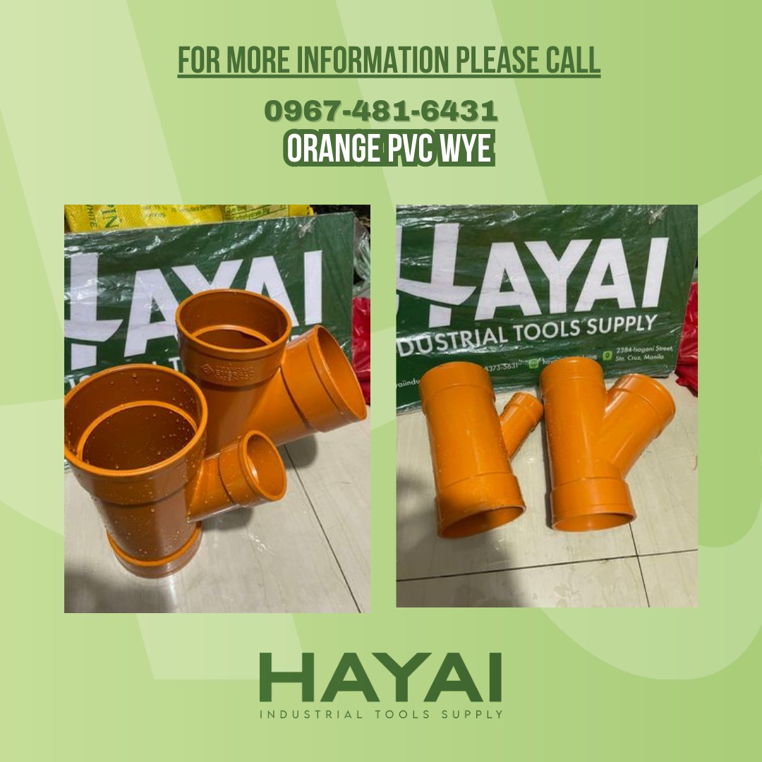 Orange Pvc Wye 4x4, Commercial & Industrial, Construction Tools ...