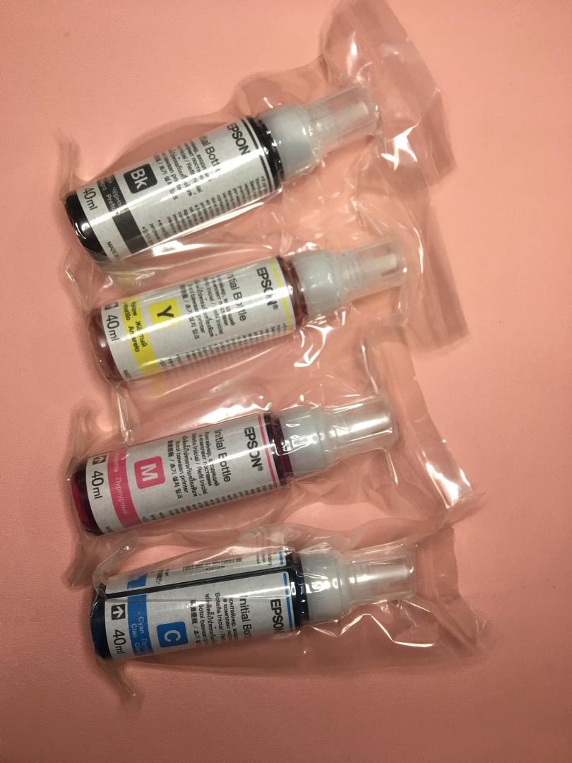 Original Epson DYE Ink (4 colors- Magenta Cyan Black Yellow), Computers ...