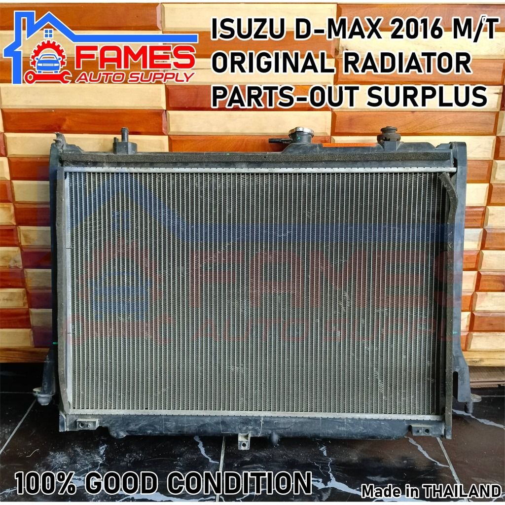 ORIGINAL ISUZU D-MAX 2016 M/T RADIATOR PARTS-OUT SURPLUS MANUAL ...