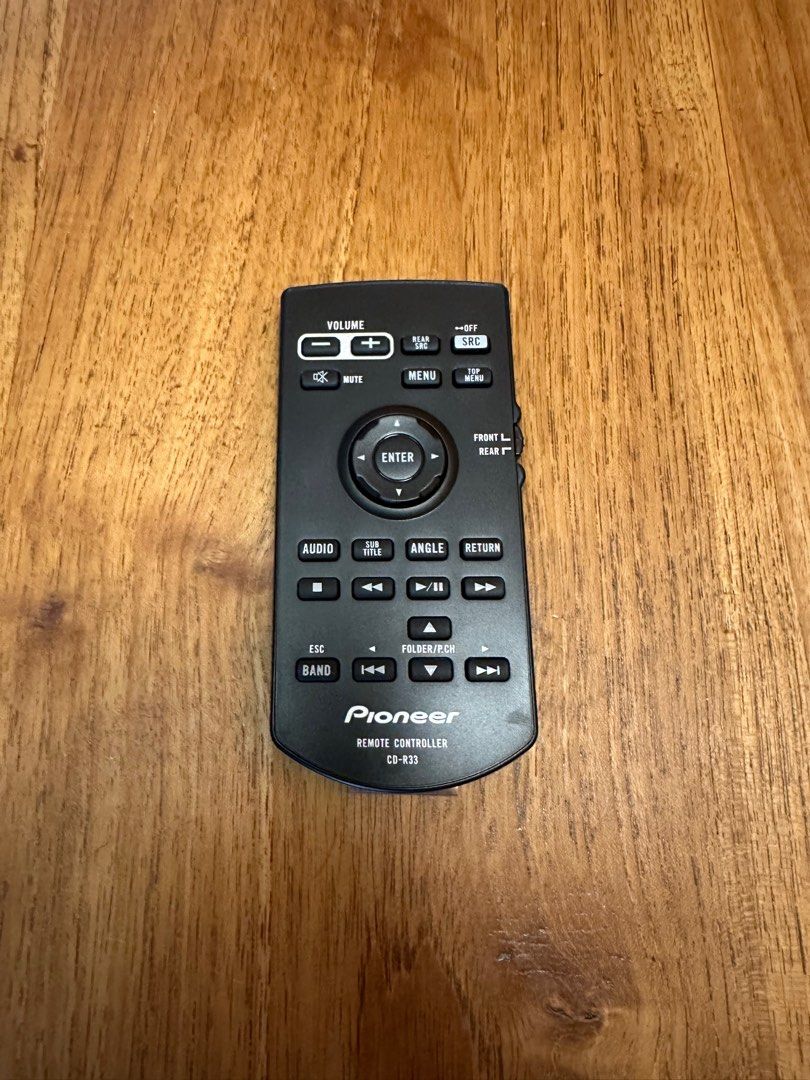 Pioneer In-Car Head Unit Remote Control - CD-R33, Audio, Other Audio ...