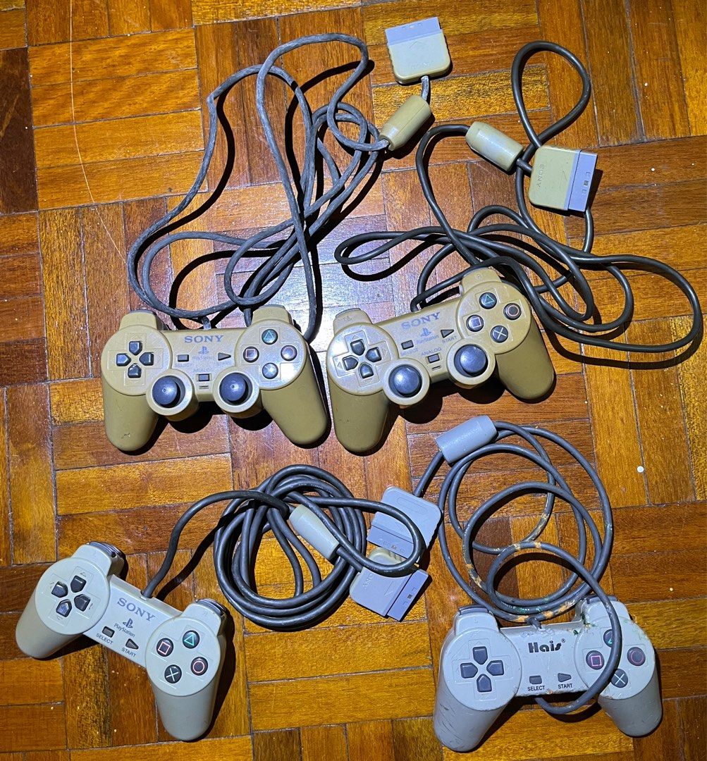Playstation 1 Controller Lot, Video Gaming, Gaming Accessories ...