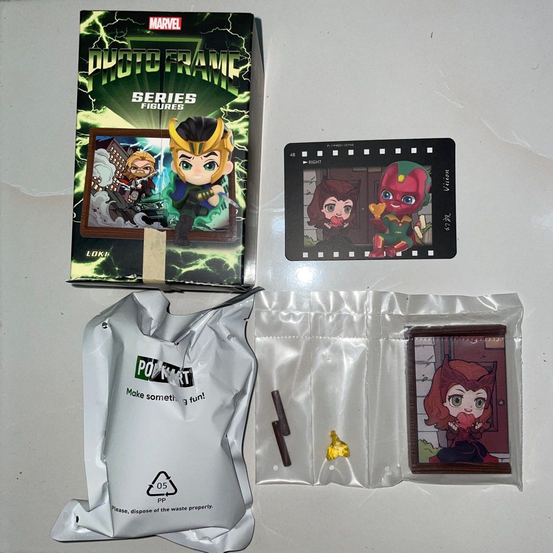 Popmart Marvel Photo Frame - Vision, Hobbies & Toys, Toys & Games on ...