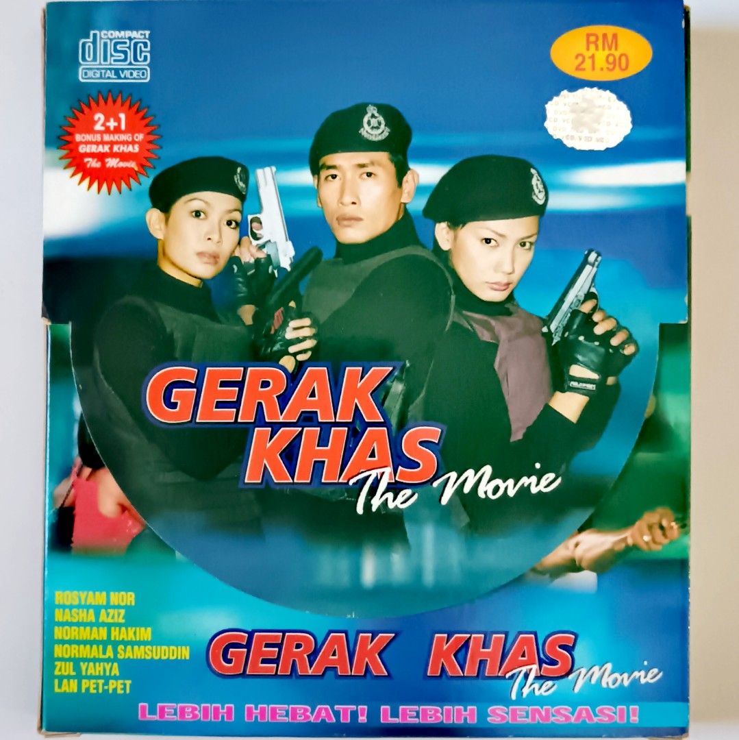 [PRELOVED] VINTAGE CLASSIC MALAY MOVIES VCD Gerak Khas The Movie ...