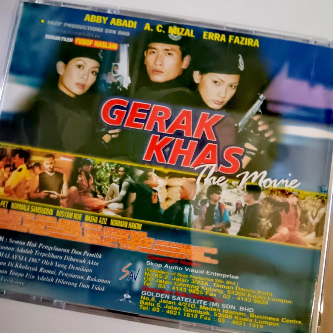 [PRELOVED] VINTAGE CLASSIC MALAY MOVIES VCD Gerak Khas The Movie ...