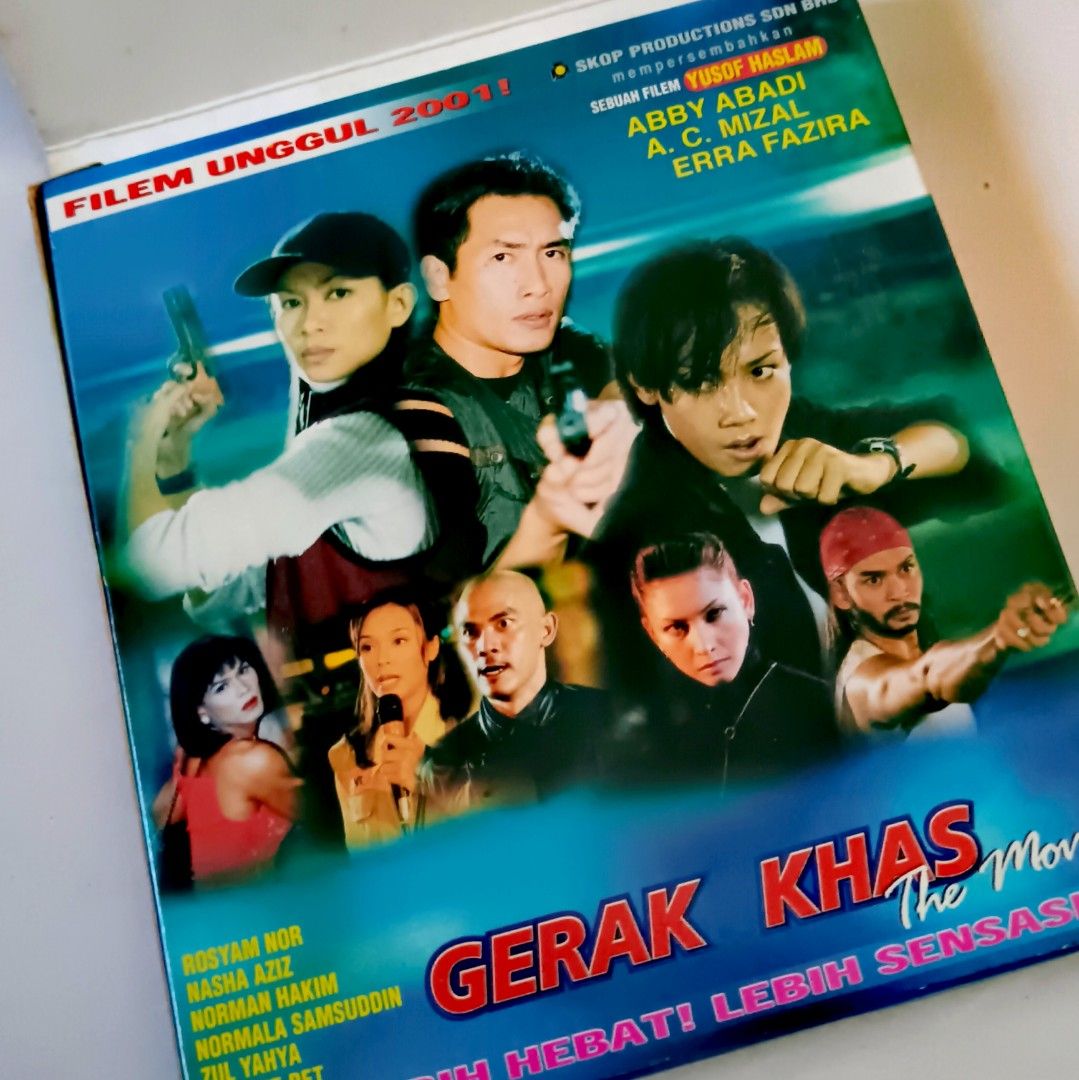 [PRELOVED] VINTAGE CLASSIC MALAY MOVIES VCD Gerak Khas The Movie ...