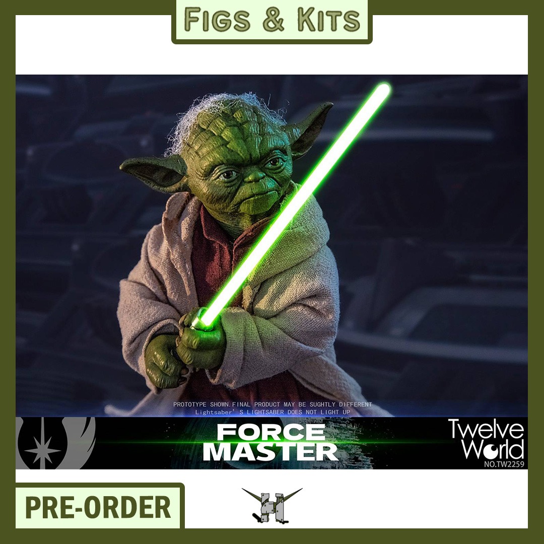 PRE-ORDER!! 1/6 Jedi Master Force Elder Yoda - Regular/Deluxe Edition ...