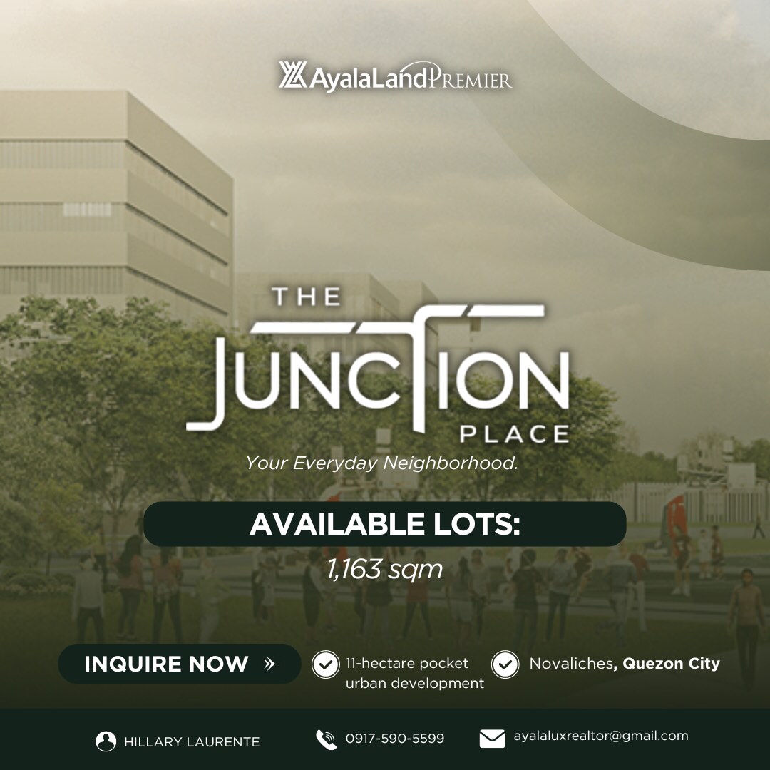 PRESELLING - The Junction Place, Quezon (1163 sqm) Commercial Lot at 0% ...
