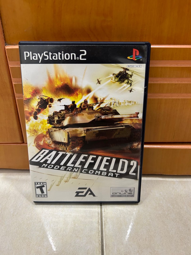 PS2 Battlefield 2 Moderm Combat-USED, Video Gaming, Video Games ...