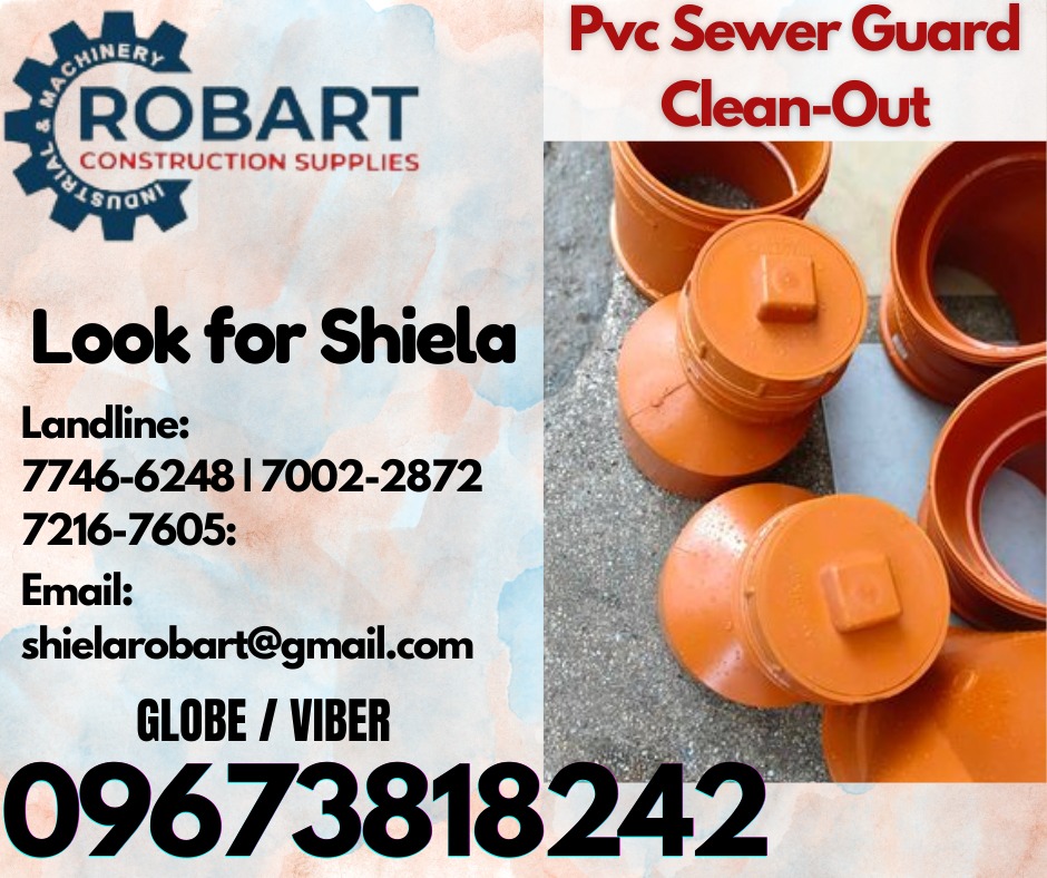 Pvc Sewer Guard Clean-Out, Commercial & Industrial, Construction Tools ...