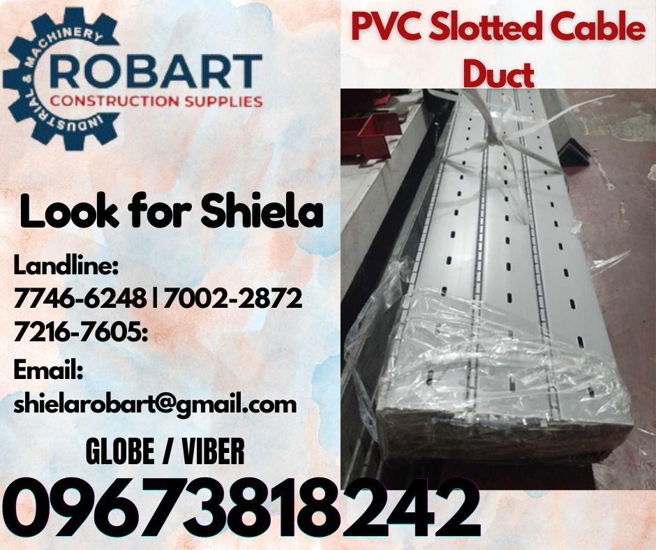 PVC Slotted Cable Duct, Commercial & Industrial, Construction Tools ...