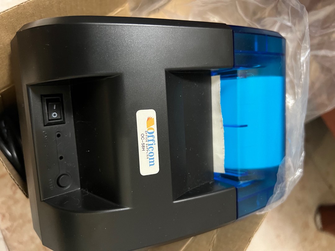 Receipt printer w/free 10 rolls receipt paper, Computers & Tech ...