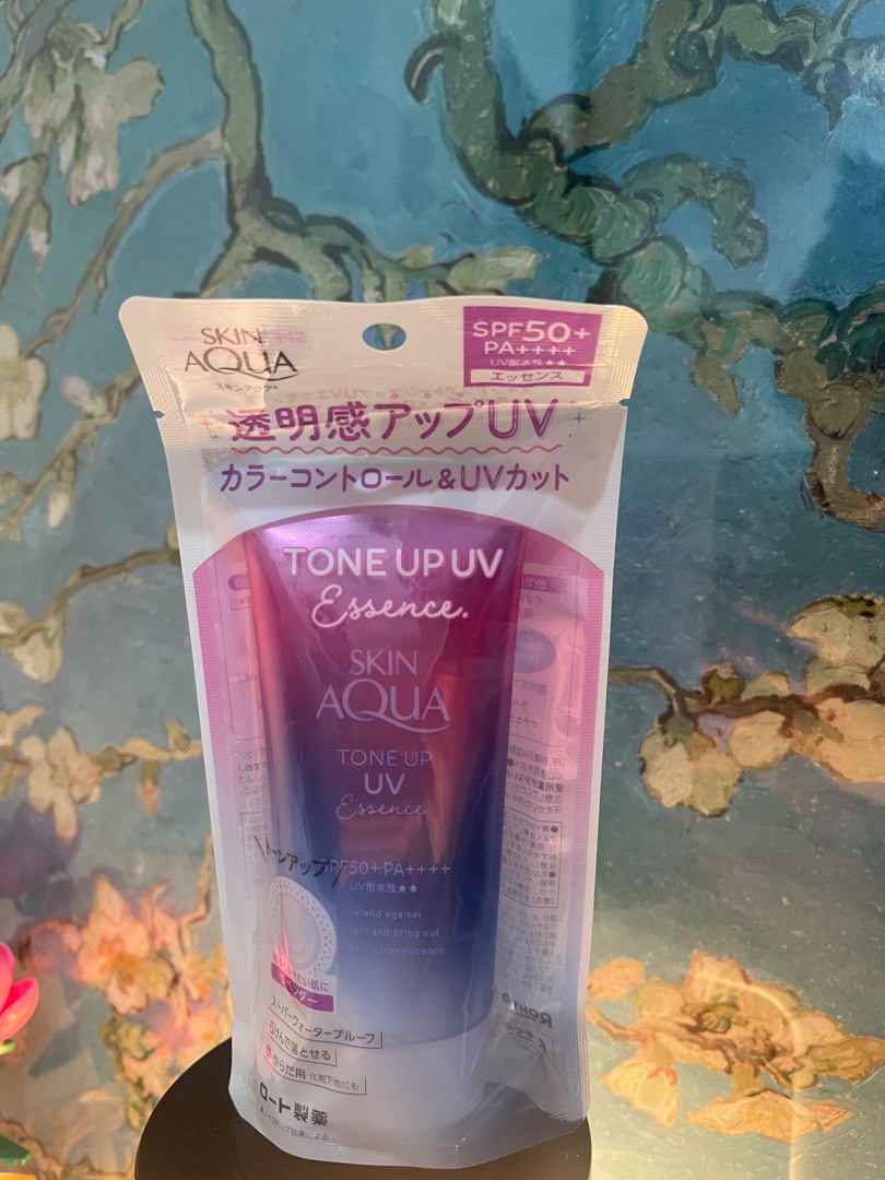 Rohto Skin Aqua Tone Up UV Essence 80g (Lavander), Beauty & Personal Care, Face, Face Care on ...