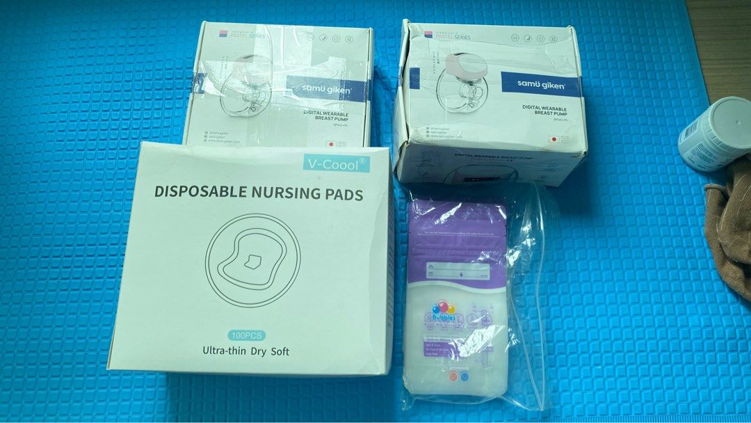 Samu Giken Wearable digital breast pump, Babies & Kids, Nursing & Feeding, Breastfeeding ...