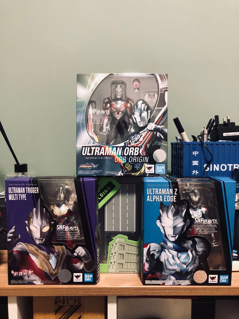 Shf ultra man orb origin z alpha edge trigger set, Hobbies & Toys, Toys ...