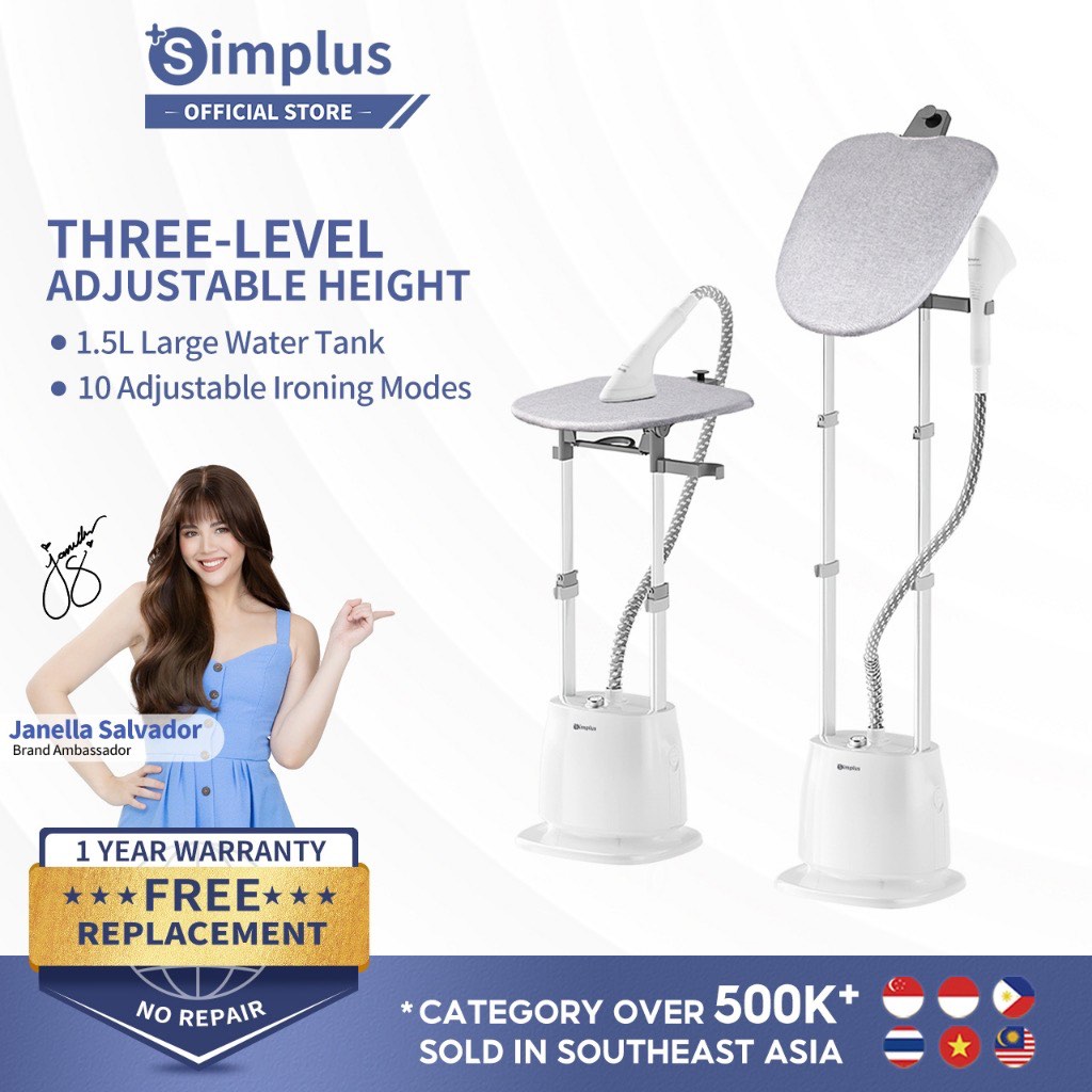 Simplus Steam Iron Garment Steamer for Clothes with Adjustable Angle Board, Furniture & Home ...