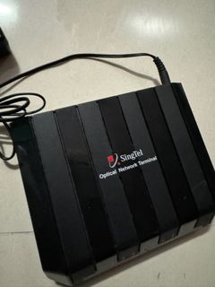 Singtel modem & Optical Network Terminal, Computers & Tech, Parts ...