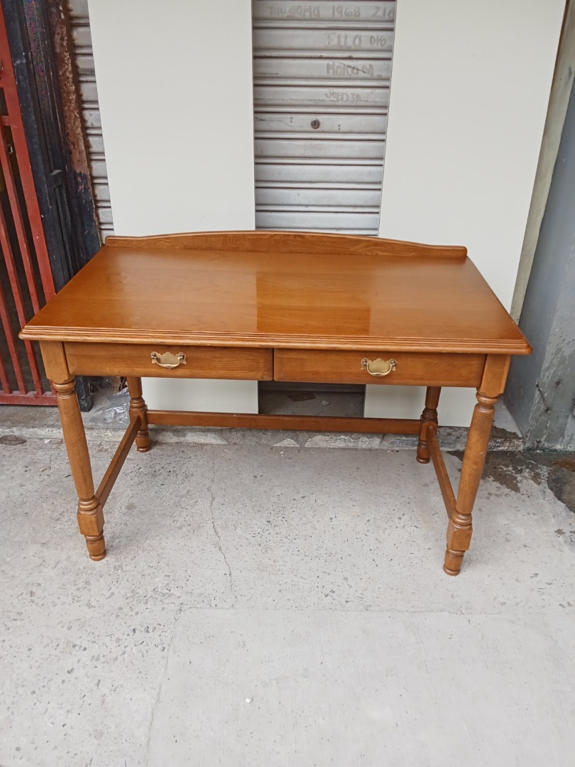 solidwood study table japan surplus, Furniture & Home Living, Furniture ...