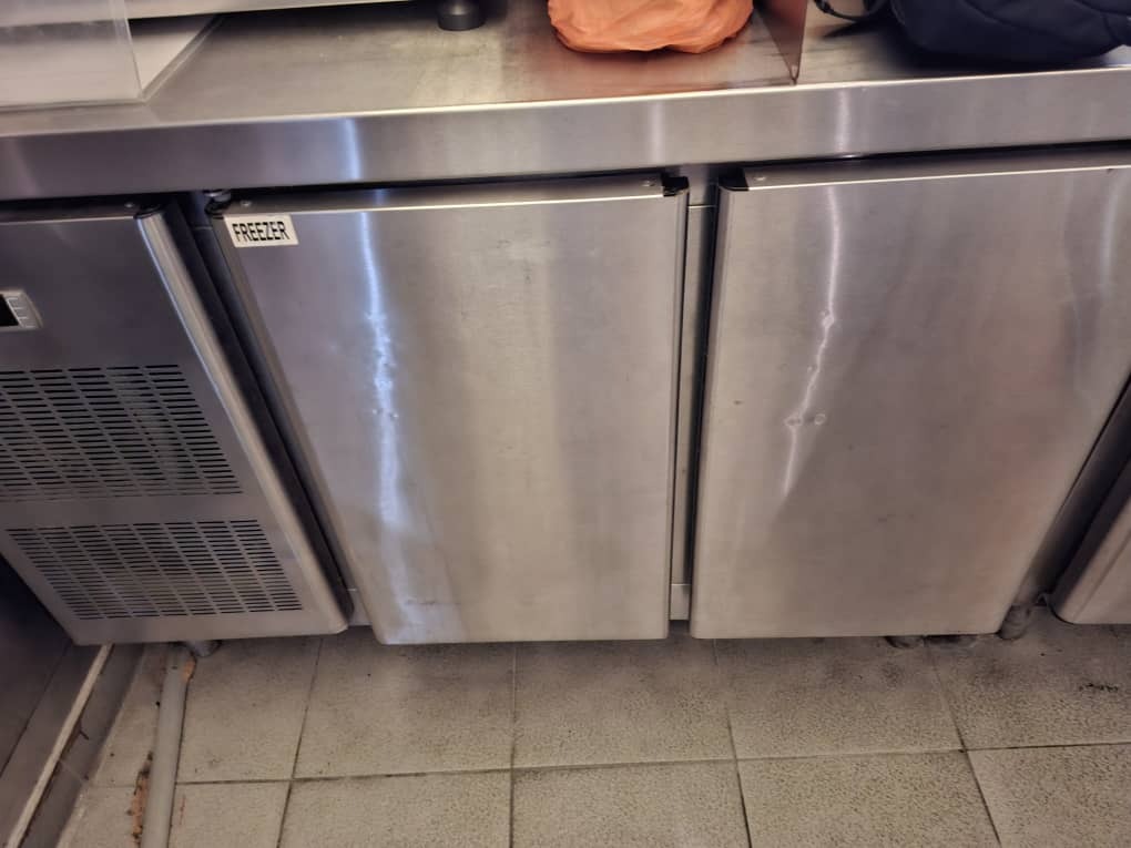 Stainless steel 2 Door Counter Freeze, TV & Home Appliances, Kitchen ...