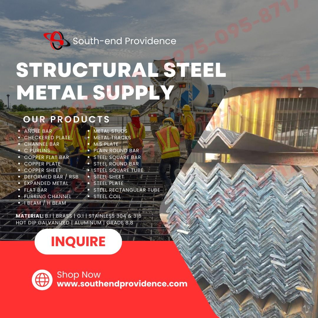 Structural Steel Supplier | Angle Bar | Flat Bar | GI Square Tube | GI ...