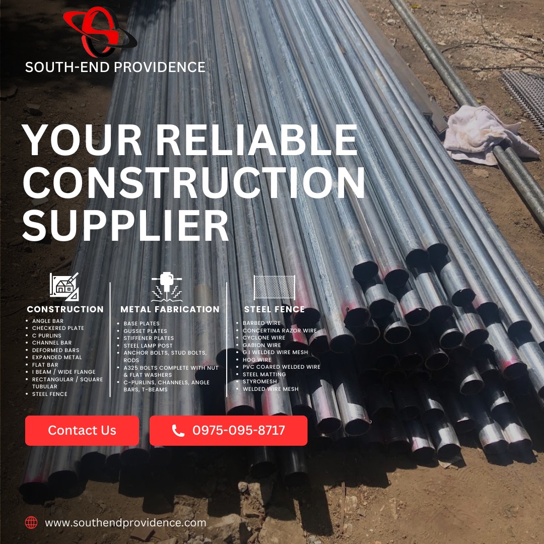 Suppler ng Tubular At Scaffolding / Southend BI Tubular / GI Pipe / H ...