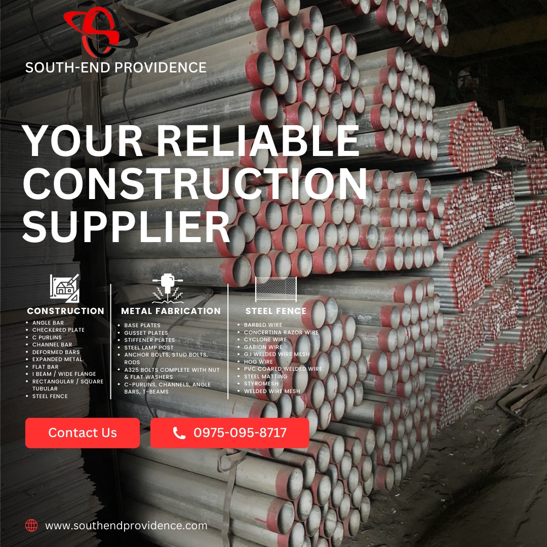 Suppler ng Tubular At Scaffolding / Southend BI Tubular / GI Pipe / H ...