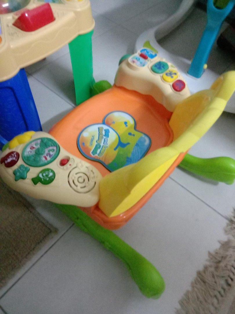 table & chair toys kid, Babies & Kids, Infant Playtime on Carousell