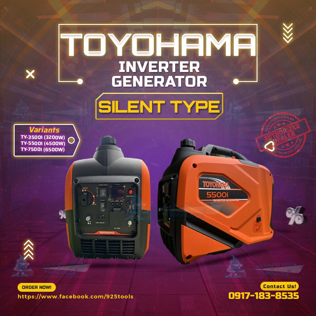 Toyohama Silent Type Inverter Generator, Commercial & Industrial ...