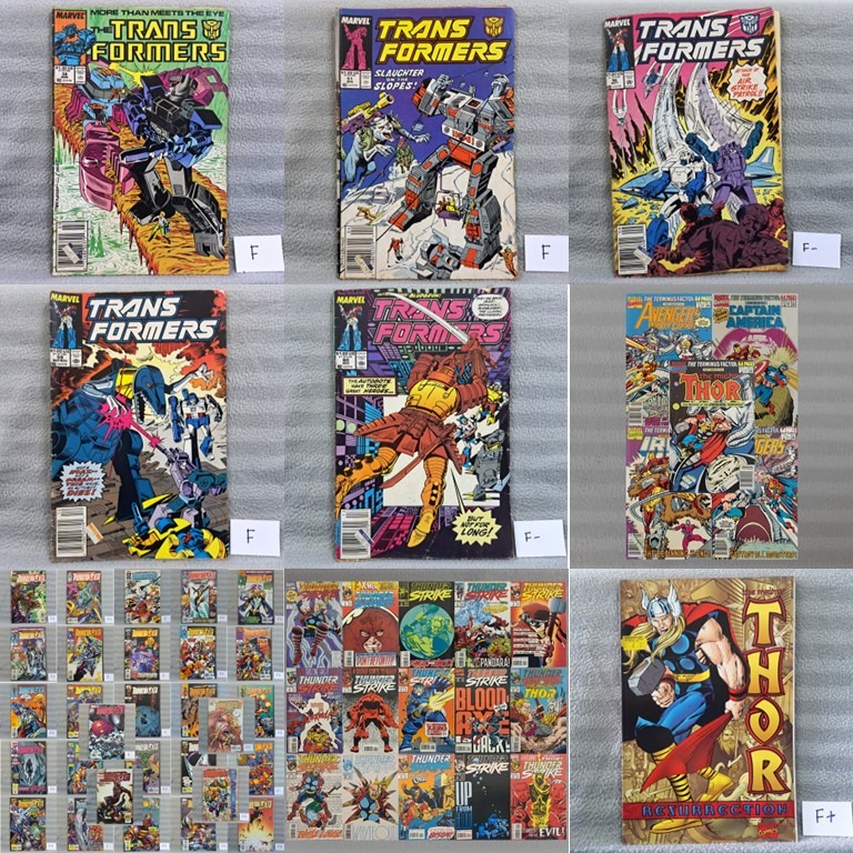 Transformers #38, #51, #56, #59, #60, Terminus Factor 5/5 Set ...