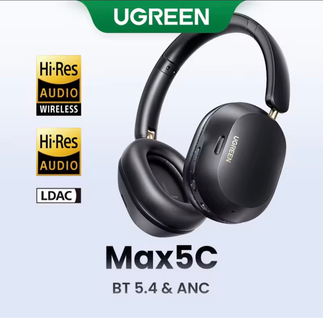 Ugreen Hitune Max5C active noise cancellation headphones, Audio, Headphones & Headsets on Carousell