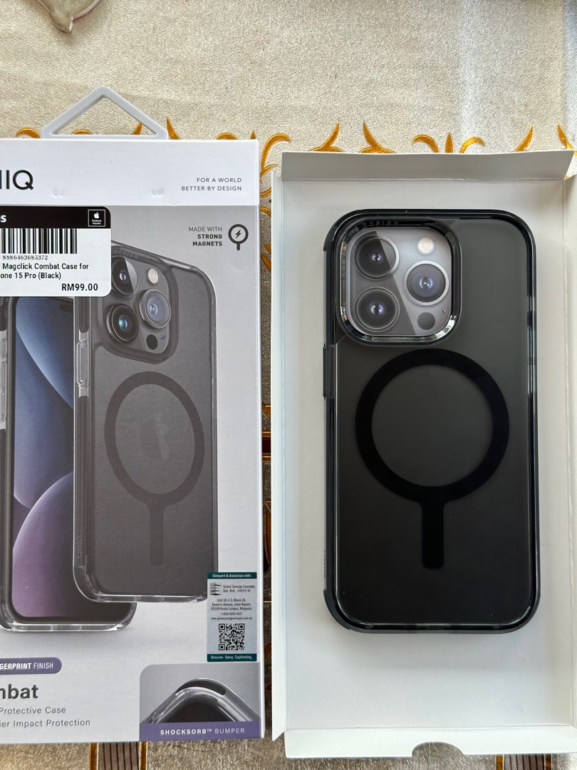 Uniq magclick combat iPhone 15 Pro case, Mobile Phones & Gadgets ...