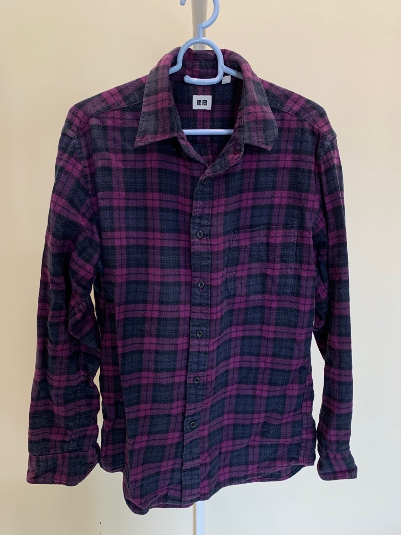 Uniqlo Flannel Shirt, Men's Fashion, Tops & Sets, Formal Shirts on ...