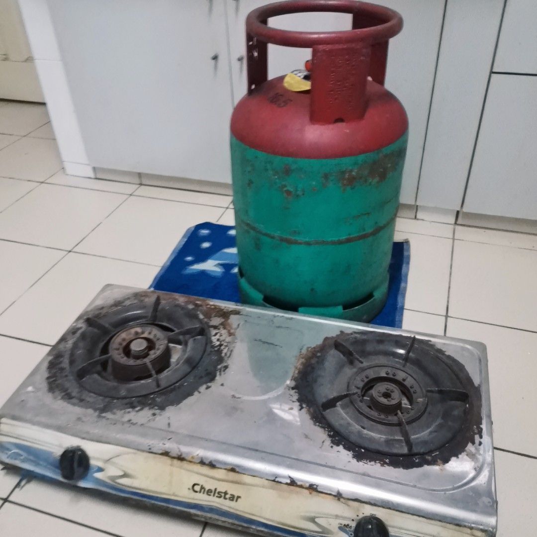 [USED] GAS COOKER + TONG GAS KOSONG, TV & Home Appliances, Kitchen ...