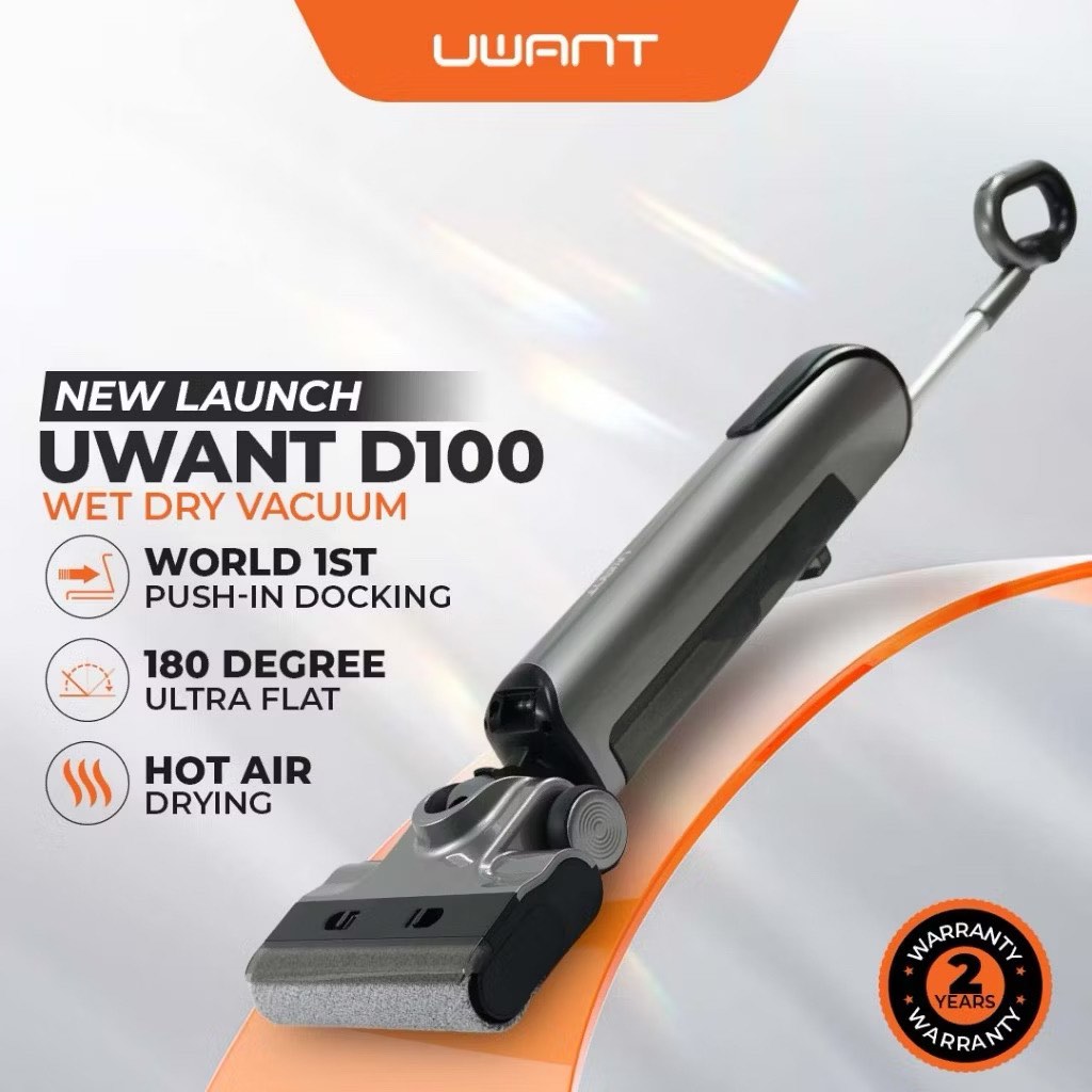 Uwant D100 Push-In Docking Wet Dry Vacuum, TV & Home Appliances, Vacuum ...