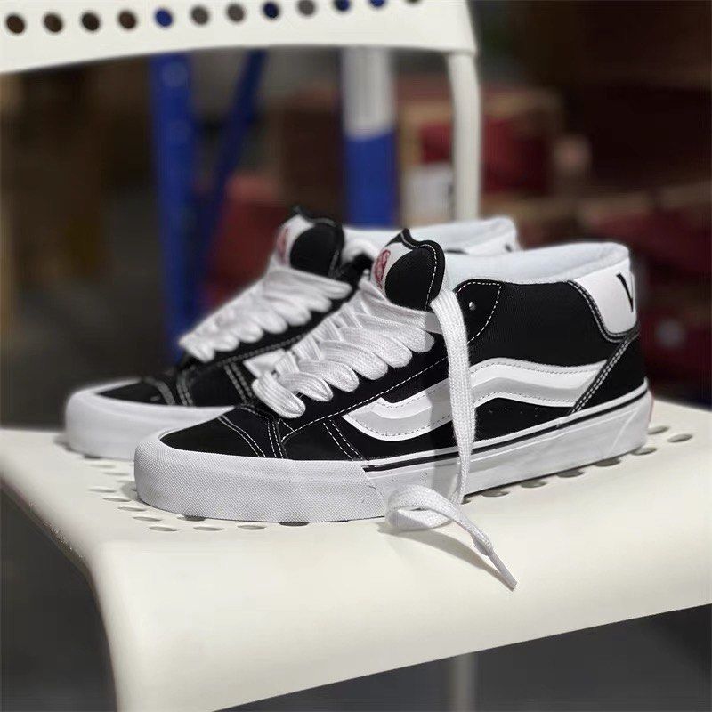 Vans knu skool mid, Men's Fashion, Footwear, Sneakers on Carousell