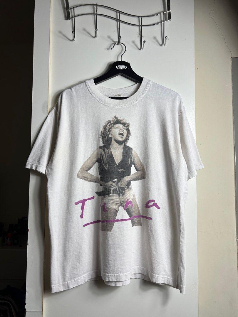 Vintage 90s Tina Turner, Men's Fashion, Tops & Sets, Tshirts & Polo ...