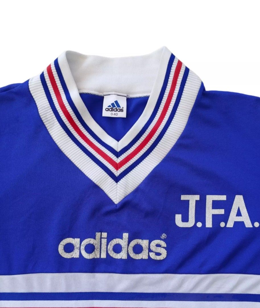 Vintage adidas descente JFA france jersi jaspo japan jersey, Men's ...