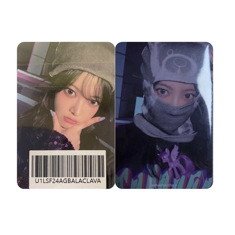 Wts pc eunchae chaewon yunjin kazuha chaewon lesserafim crazy balaclava ...