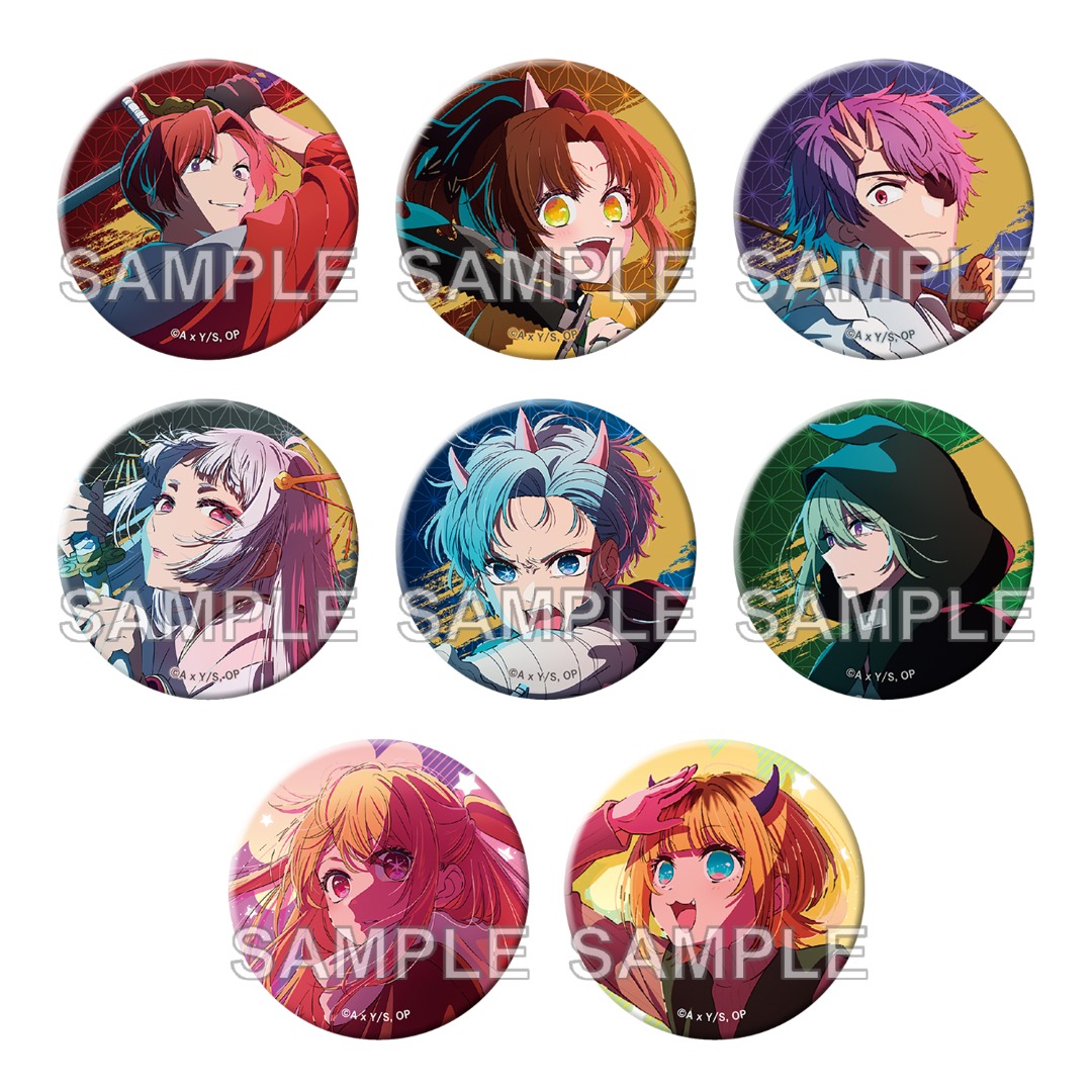 [2025/01] KADOKAWA - 我推的孩子 / 東京Blade 徽章 Badge **一盒八枚** ( 【推しの子】 缶バッジ+ The 6th), 預購 - Carousell