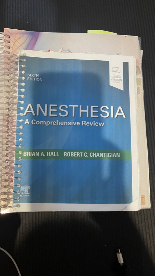 Anesthesia: A Comprehensive Review by Hall, Hobbies & Toys, Books ...