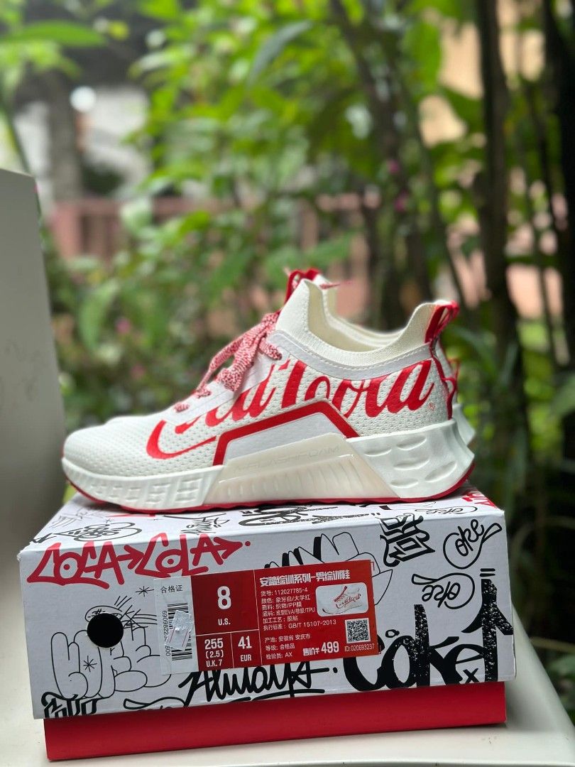 Anta X Coca Cola, Men's Fashion, Footwear, Casual Shoes on Carousell