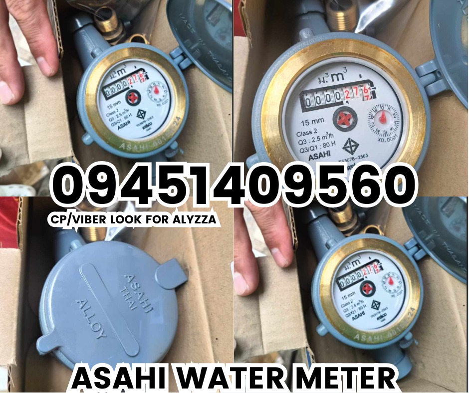ASAHI WATER METER 1/2, Commercial & Industrial, Construction Tools ...