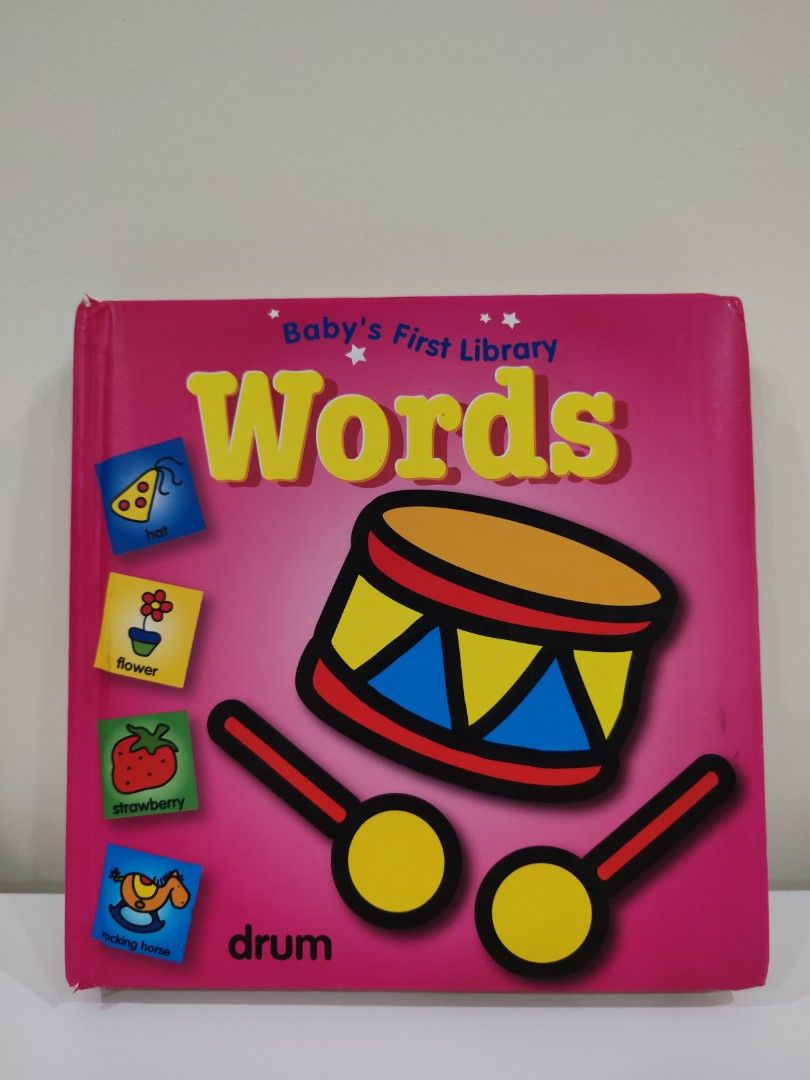 Baby's First Library Words, Hobbies & Toys, Books & Magazines, Children ...