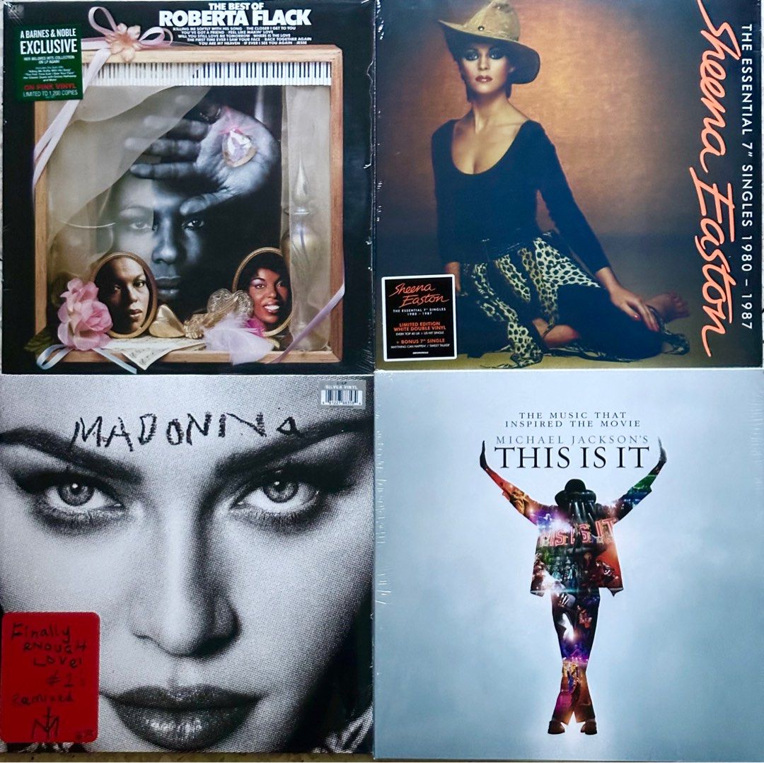 Best of compilations of Sheena Easton, Madonna, Michael Jackson ...