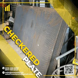 GI checkered plate 1200mm x 2400mm x 6mm,MS Plate, Anchor Bolt, Channel ...