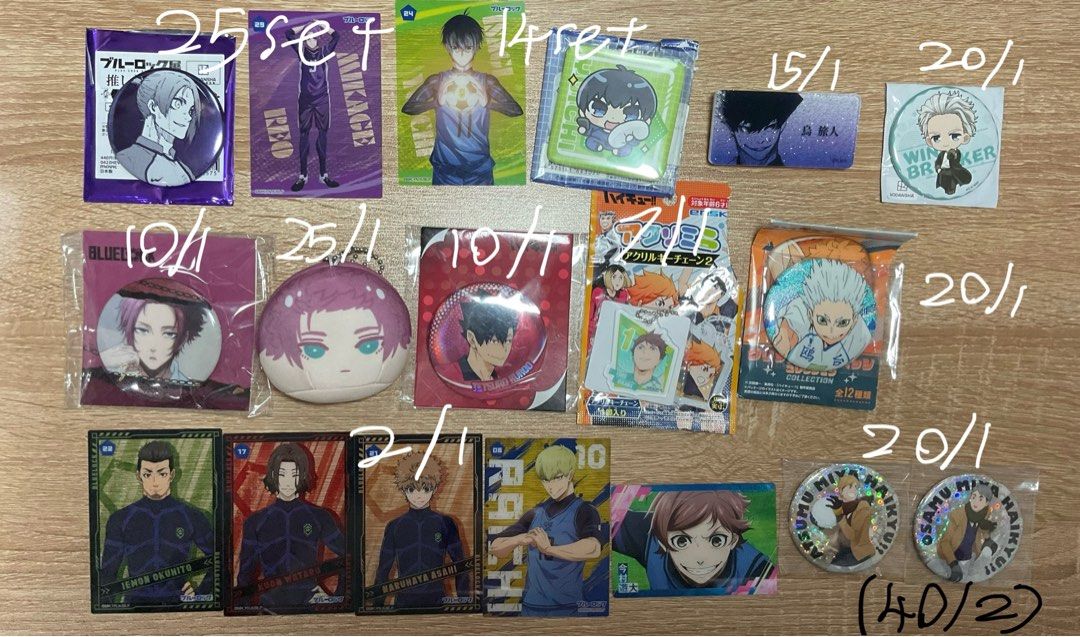 Blue lock haikyuu windbreaker merch, Hobbies & Toys, Toys & Games on ...