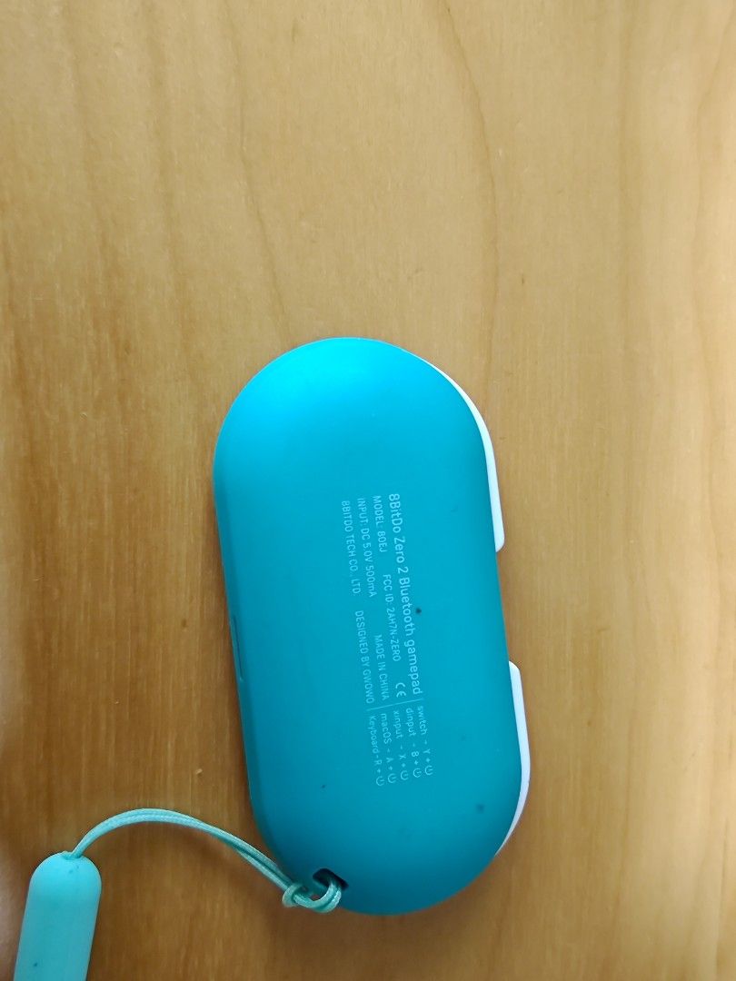 Blue turquoise color Nintendo switch 8bitdo zero 2 pro controller mini ...