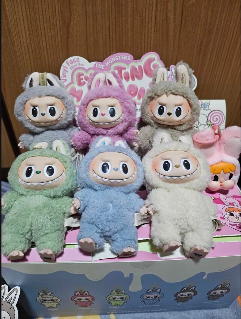 BNIF Brand New in Foil Popmart Labubu LBB V1 Monsters Macaron Plush Toy, Hobbies & Toys ...
