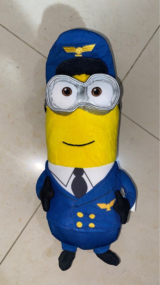 Boneka Minion Pilot Ori Universal Rise of Gru, Bayi & Anak, Mainan ...