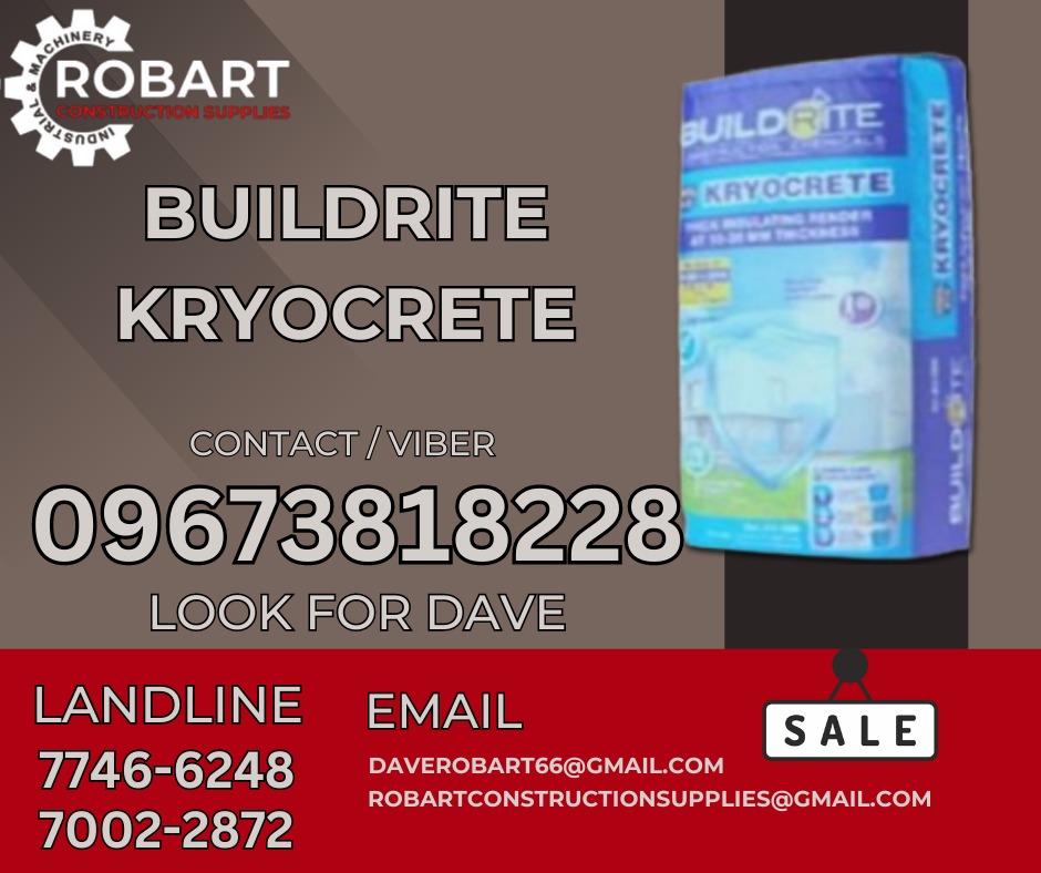 BUILDRITE KRYOCRETE, Commercial & Industrial, Industrial Equipment on ...
