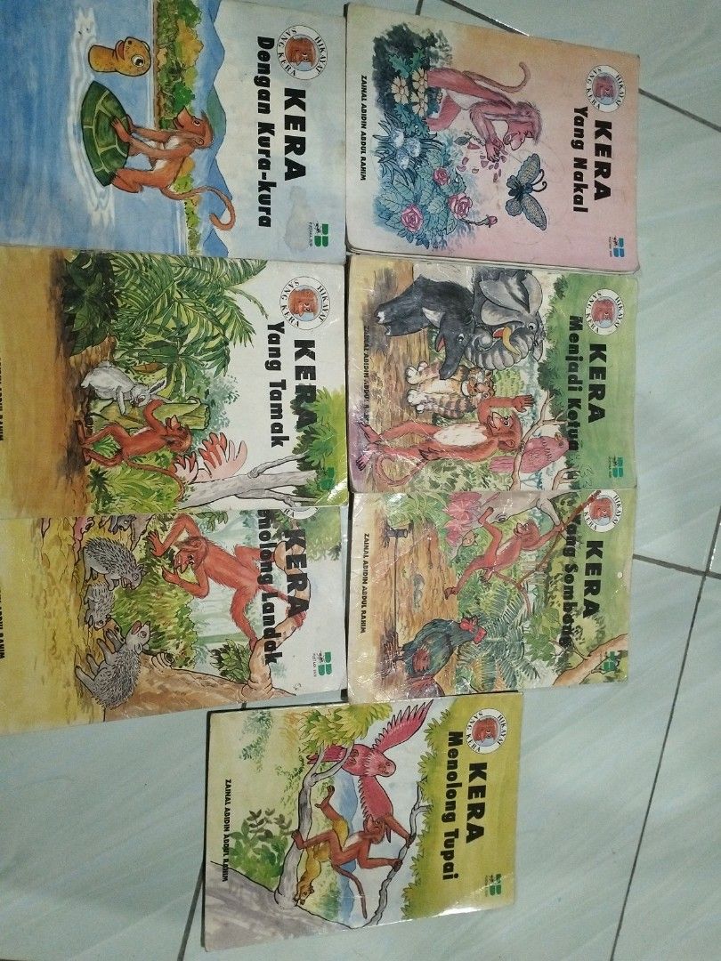 Buku kanak kanak lama - hikayat sang kera 1997, Hobbies & Toys, Books ...